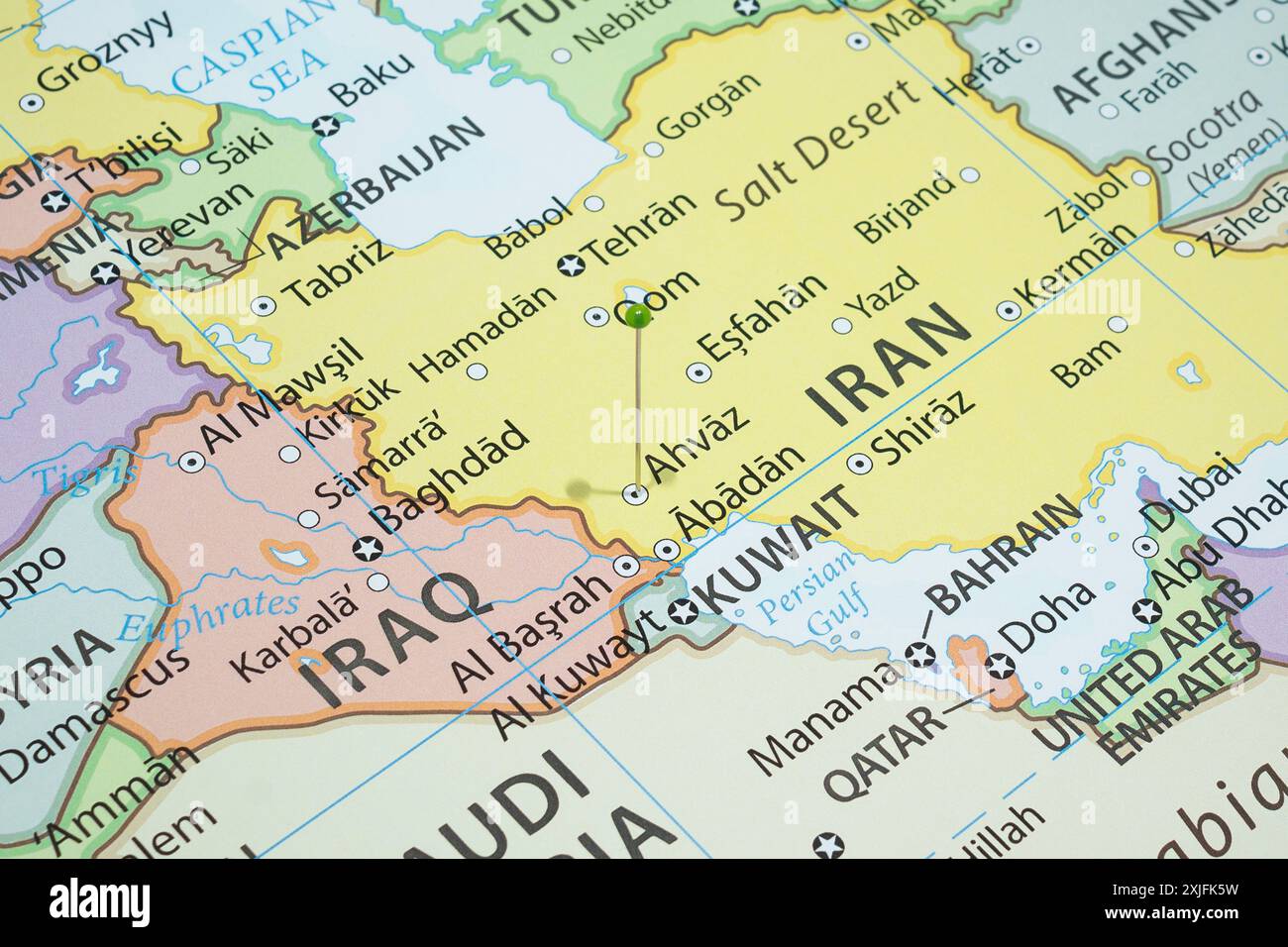 Ahvaz map hi-res stock photography and images - Alamy
