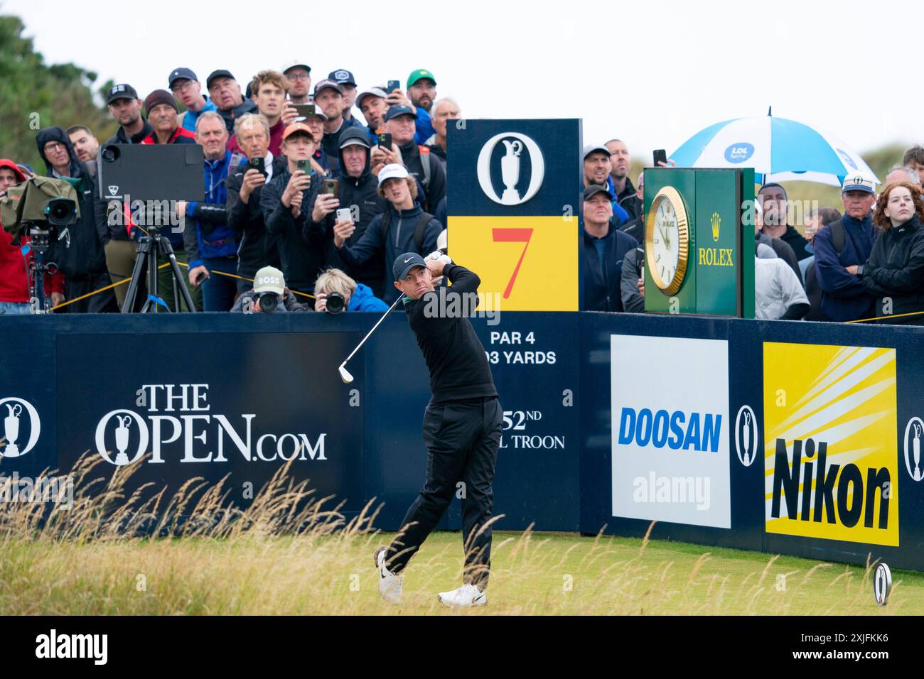 Troon, Scotland, UK. 18th July 2024. Round One of the152nd Open ...
