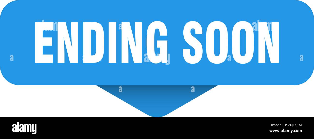 ending soon sticker. ending soon sign on transparent background ...