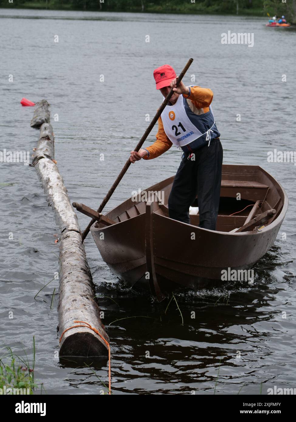 The lumberjack competition in Käylä. Kuusamo, Finland 2024. The ...