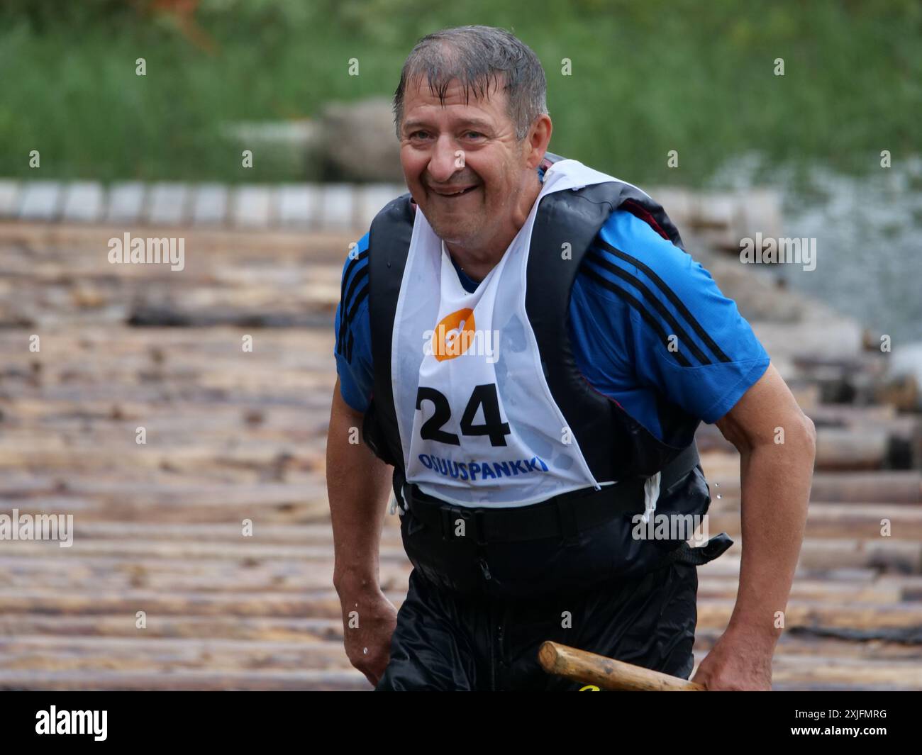 The lumberjack competition in Käylä. Kuusamo, Finland 2024. The ...