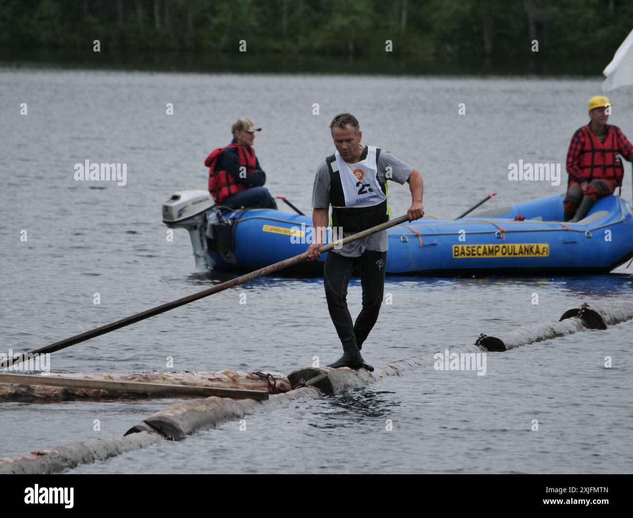 The lumberjack competition in Käylä. Kuusamo, Finland 2024. The ...