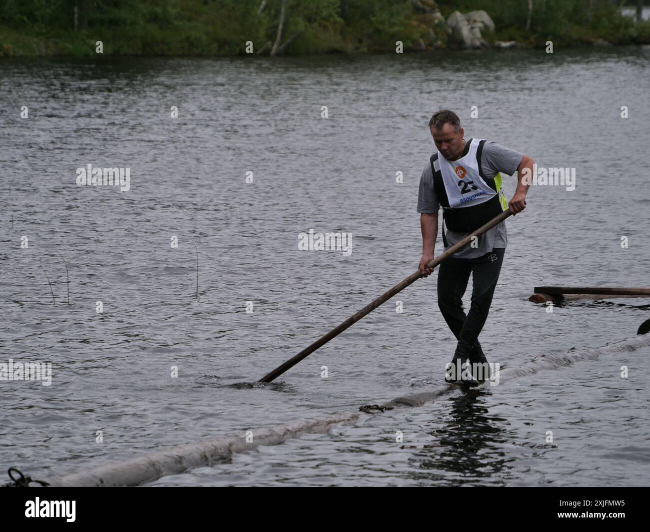 The lumberjack competition in Käylä. Kuusamo, Finland 2024. The ...