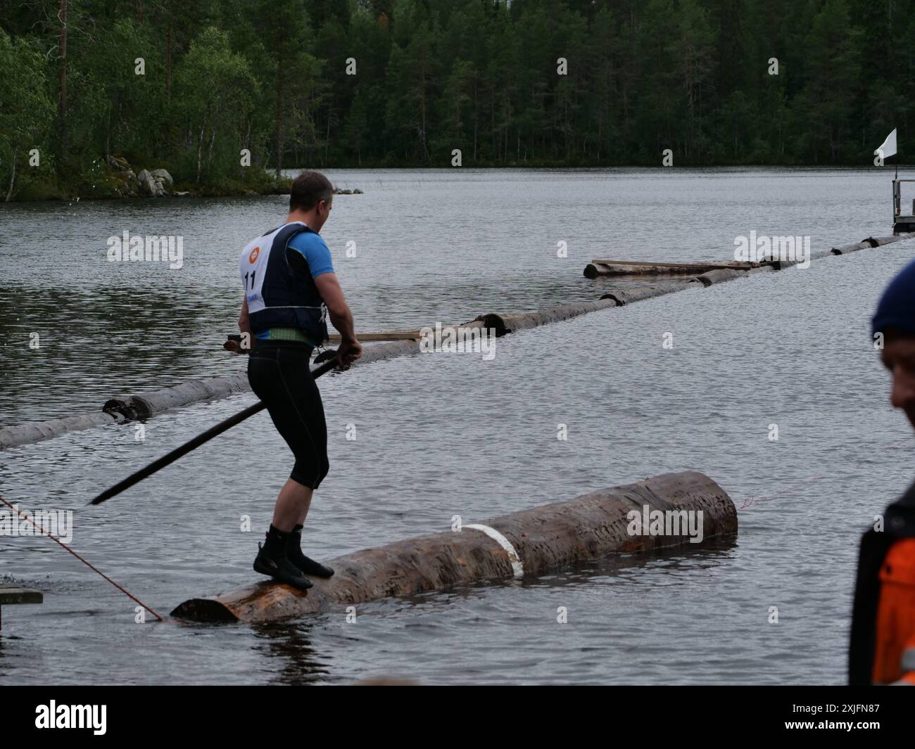 The lumberjack competition in Käylä. Kuusamo, Finland 2024. The ...