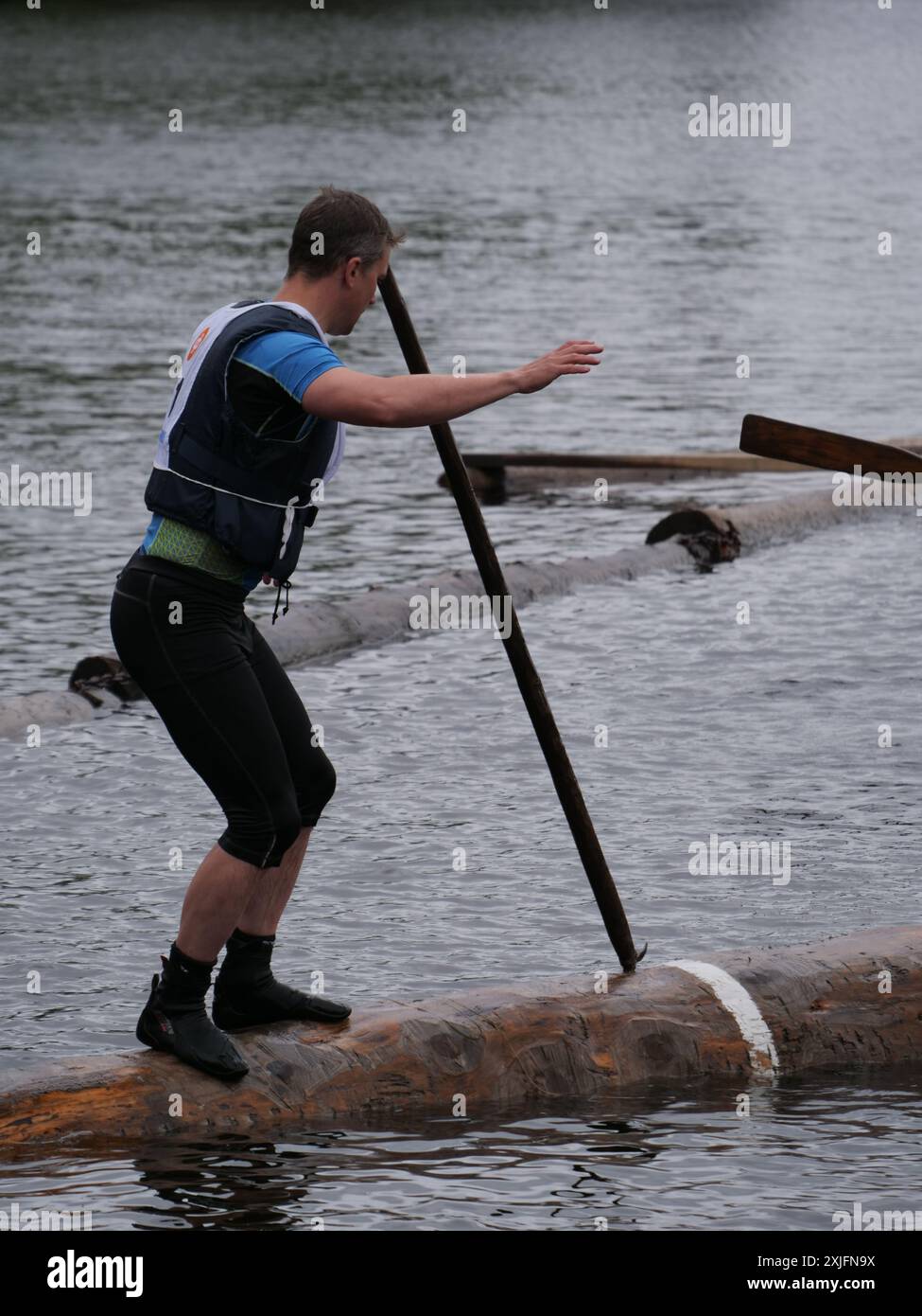 The lumberjack competition in Käylä. Kuusamo, Finland 2024. The ...