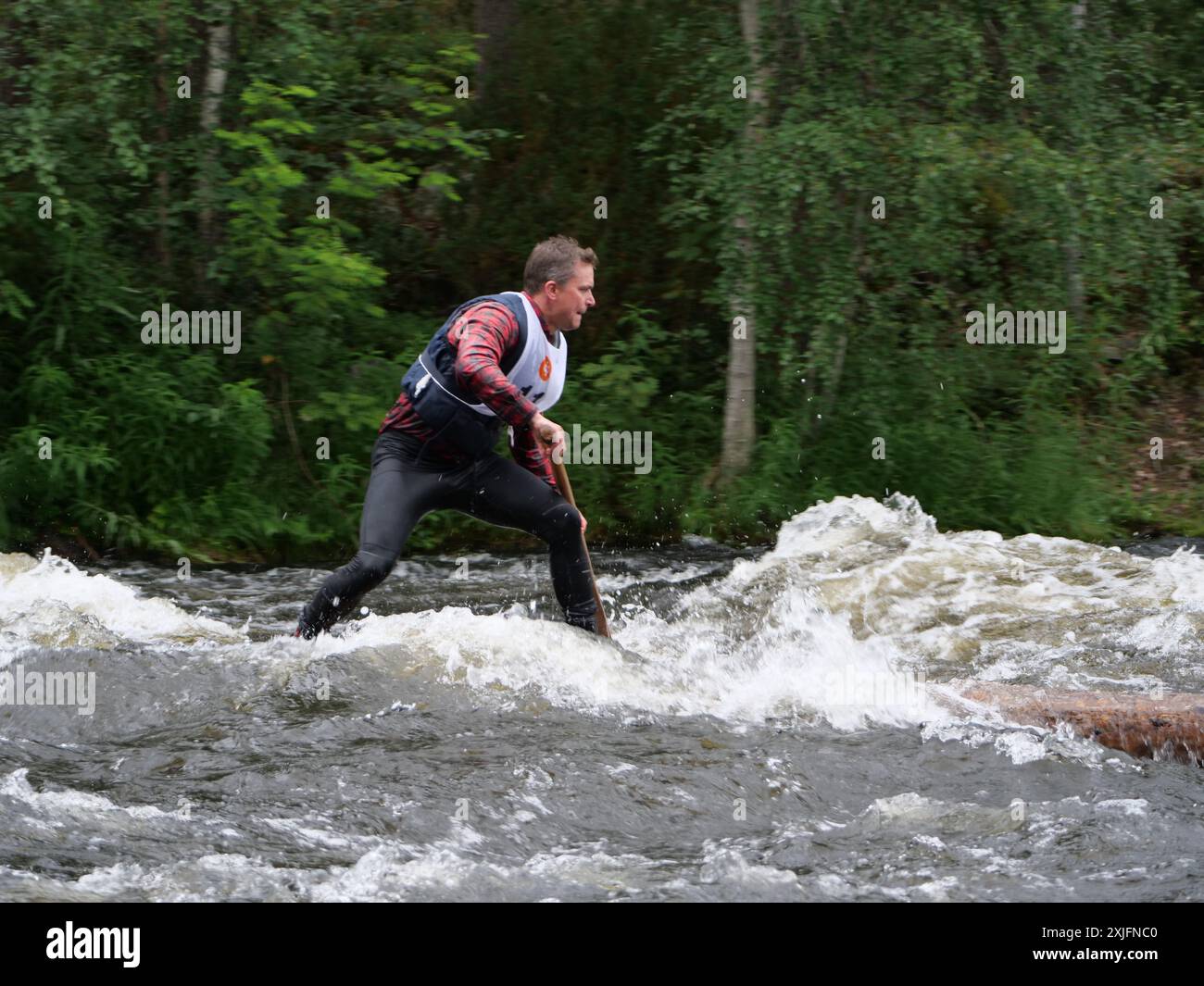 The lumberjack competition in Käylä. Kuusamo, Finland 2024. The ...
