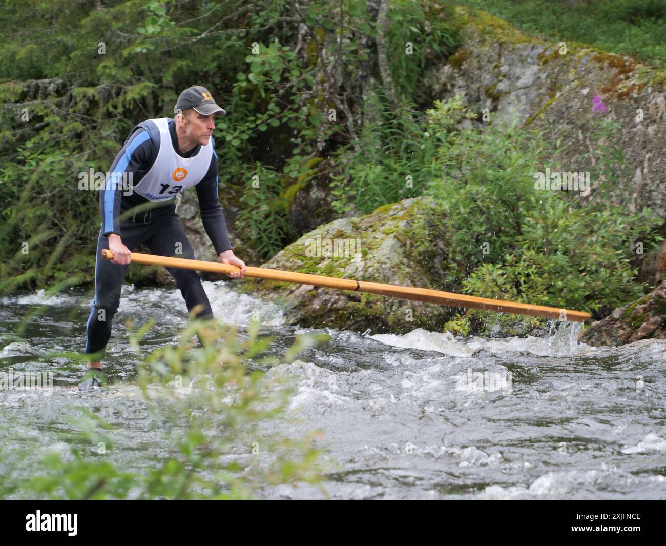 The lumberjack competition in Käylä. Kuusamo, Finland 2024. The ...