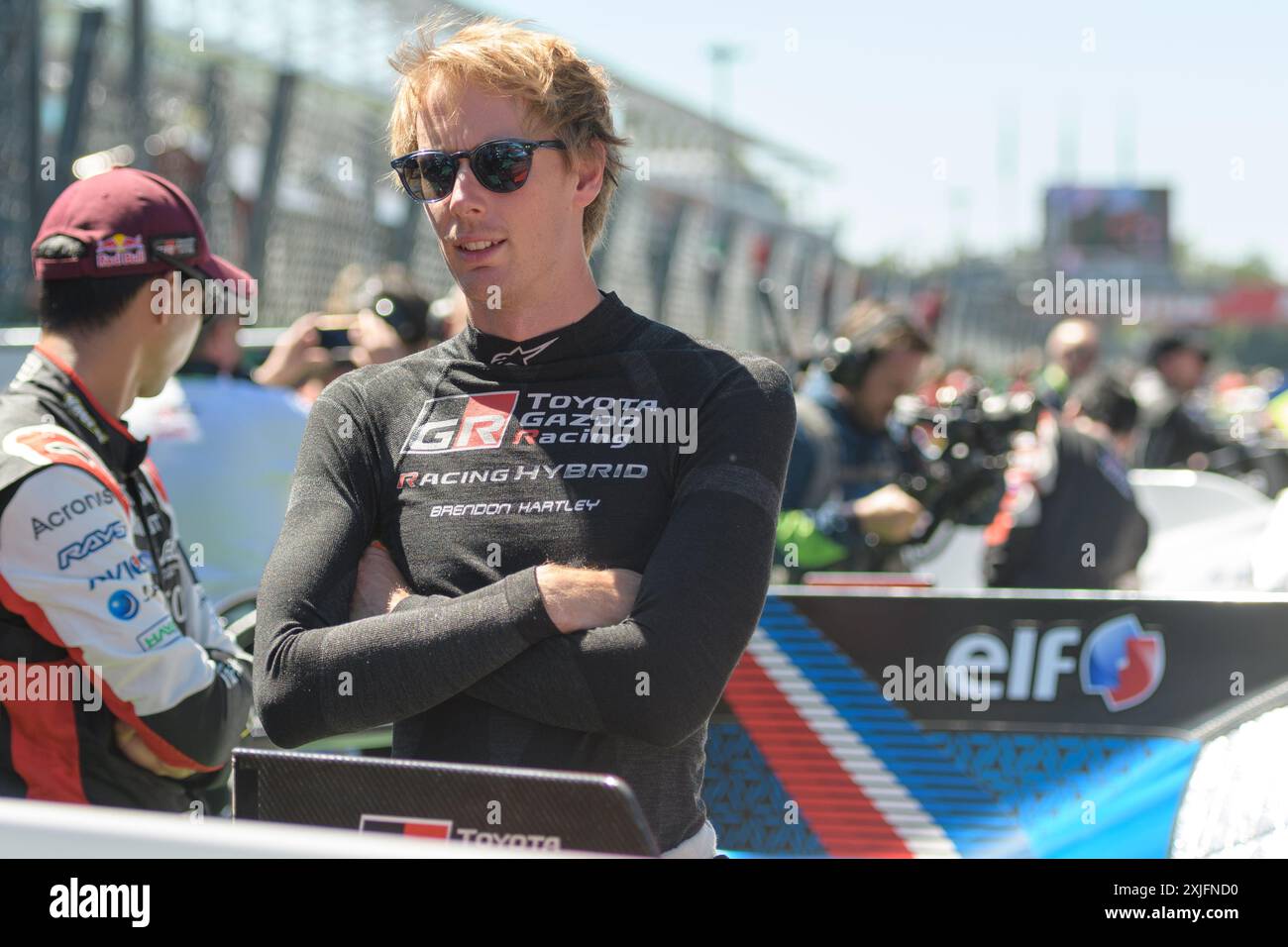 Brandon HARTLEY (NZL) of TOYOTA GAZOO RACING #8 in the grid during FIA ...