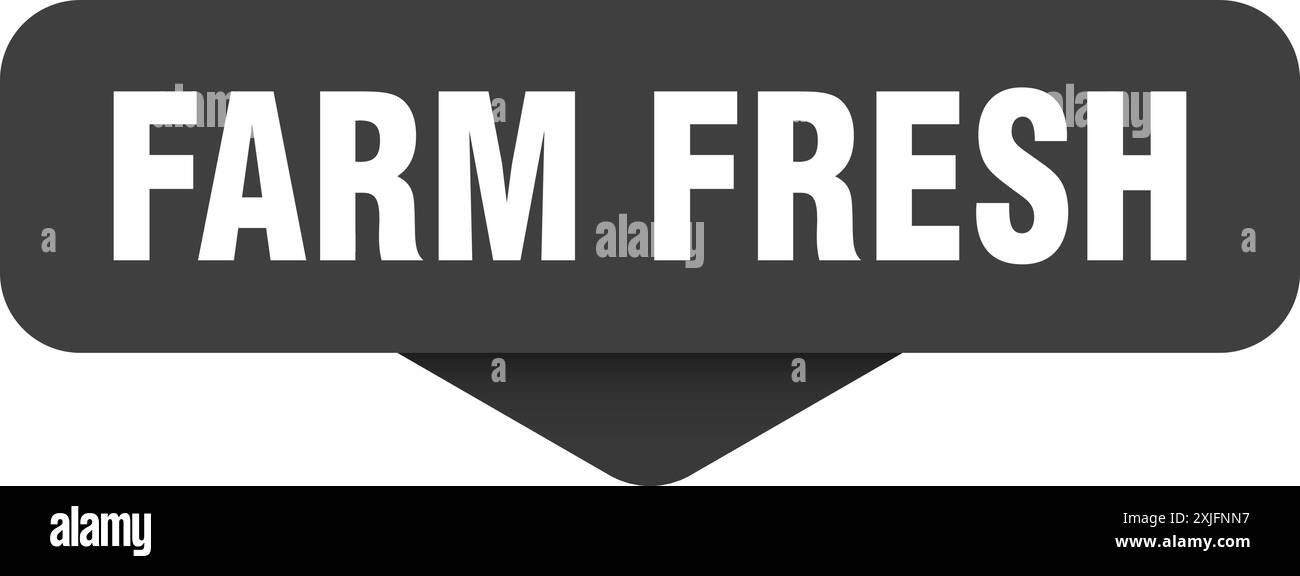 farm fresh sticker. farm fresh sign on transparent background ...