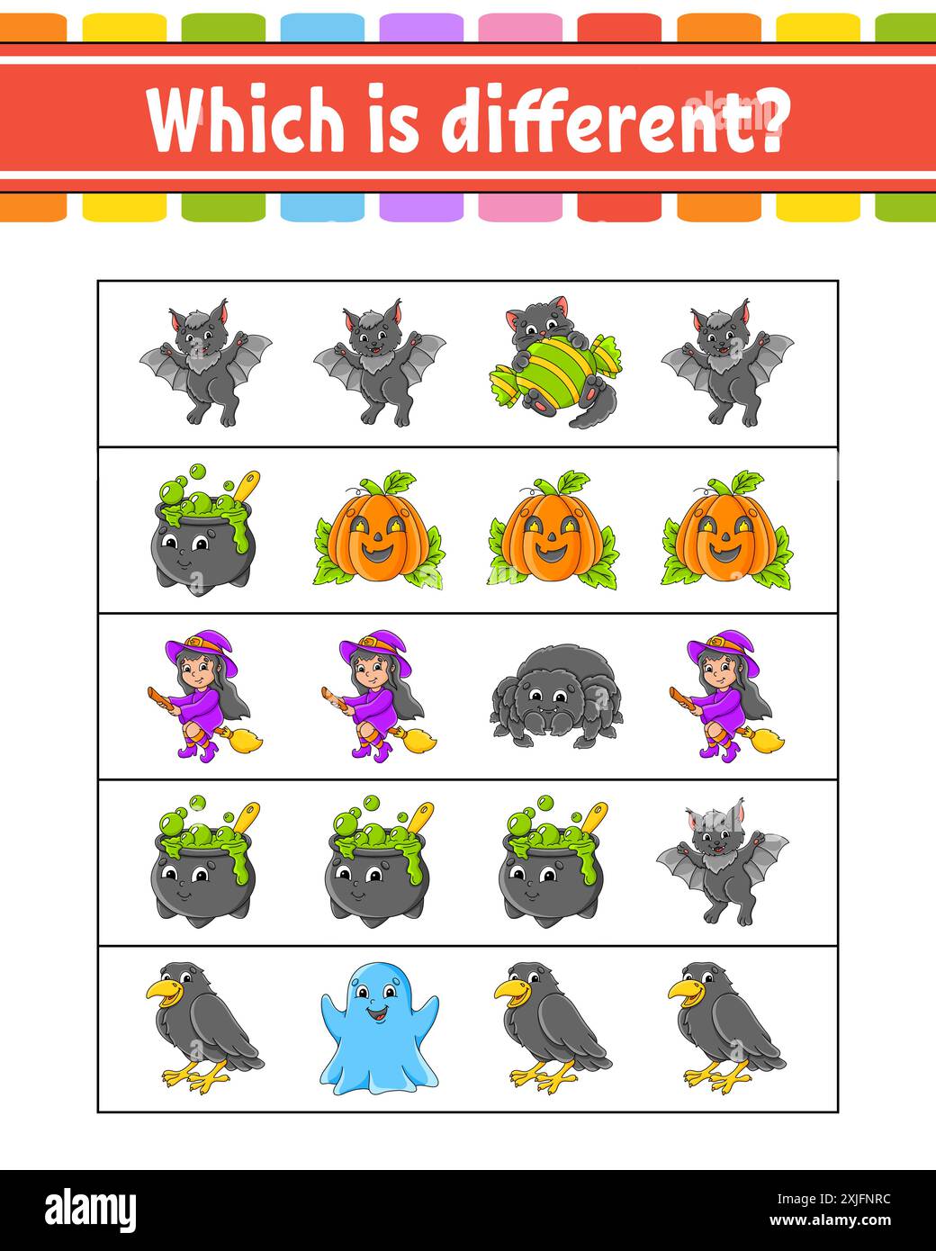 Which is different. Educational activity worksheet for kids and ...