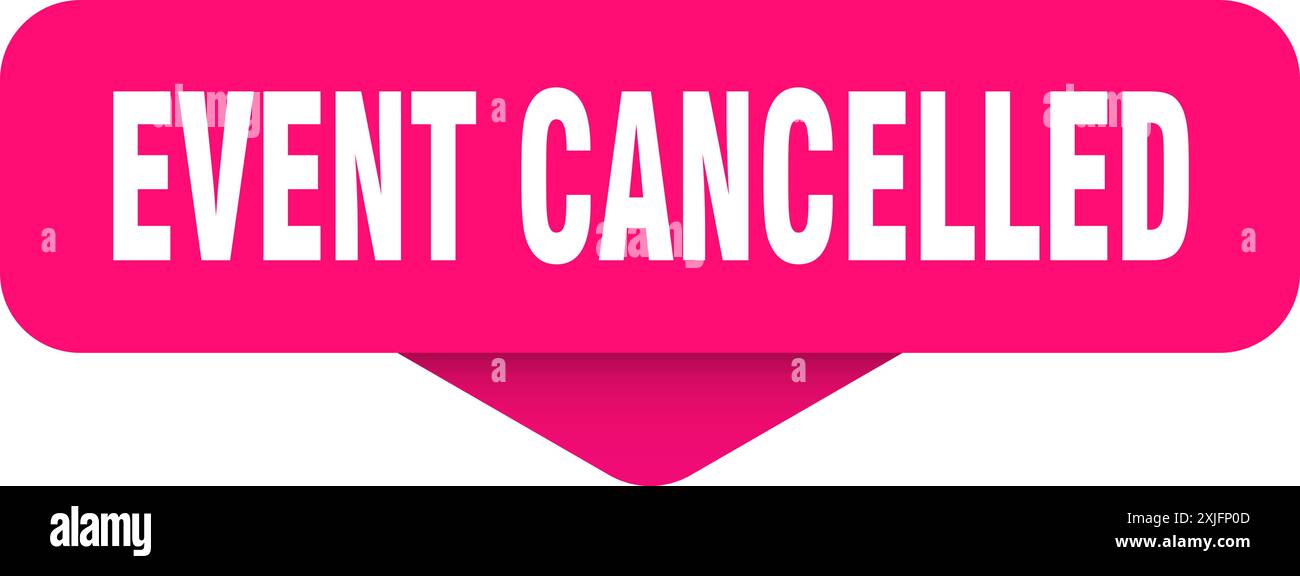 event cancelled sticker. event cancelled sign on transparent background ...