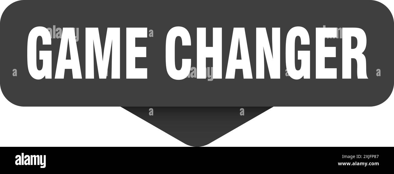 game changer sticker. game changer sign on transparent background ...