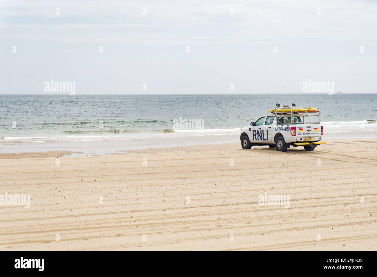 RNLI Vehicle at Sandhaven, South Shields, UK Stock Photo - Alamy