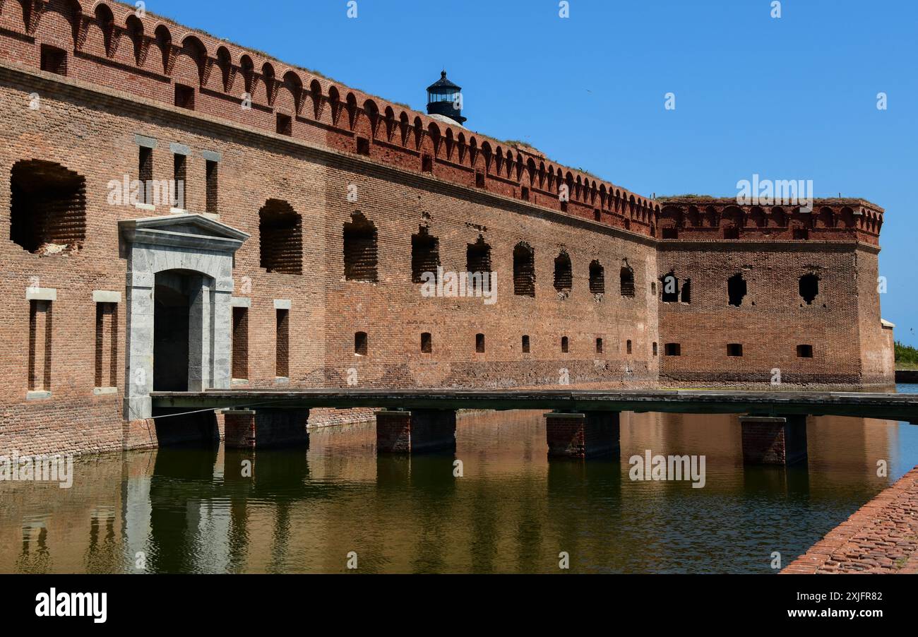 Fort Jefferson, Dry Tortugas, Florida Stock Photo - Alamy