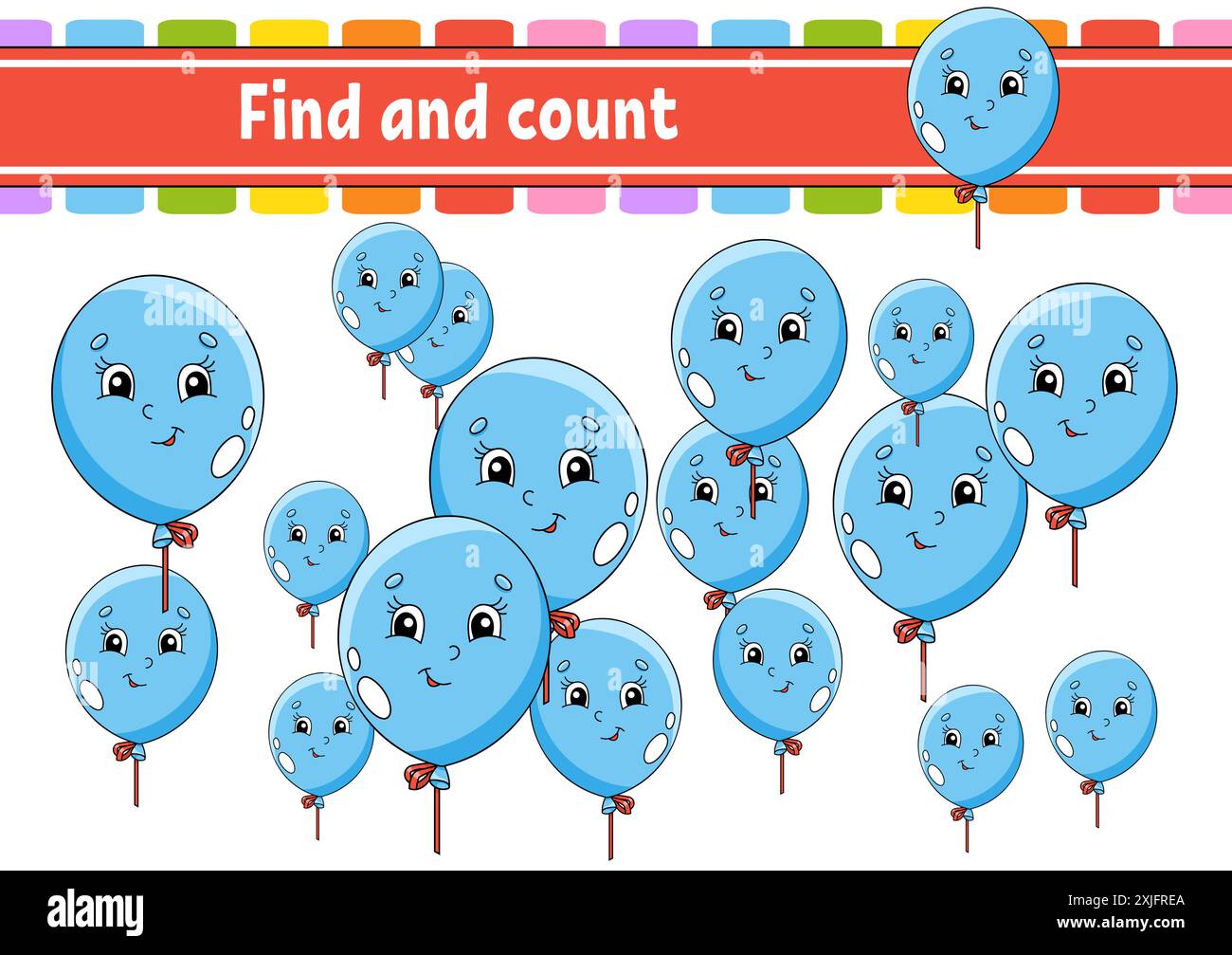 Find and count. Education developing worksheet. Activity page. Puzzle ...