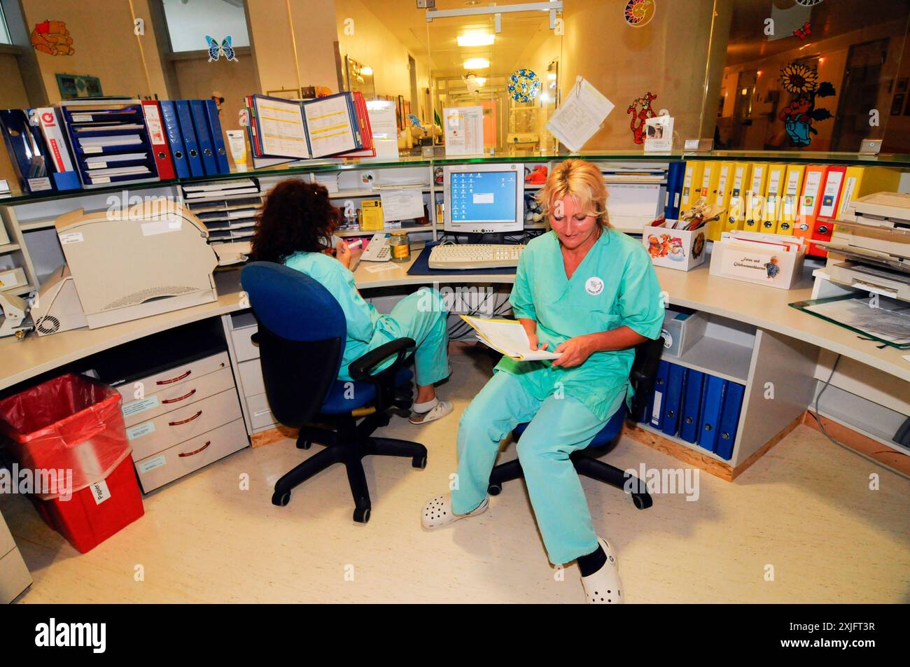 administration and documentation for diagnosis in an hospital ...