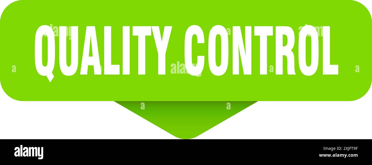 quality control sticker. quality control sign on transparent background ...