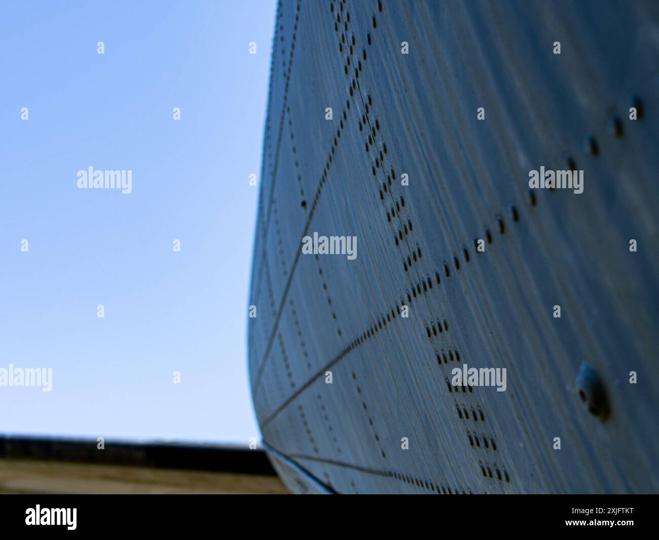 metal plane surfaces, old metal planes Stock Photo - Alamy