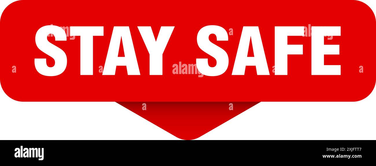 stay safe sticker. stay safe sign on transparent background ...