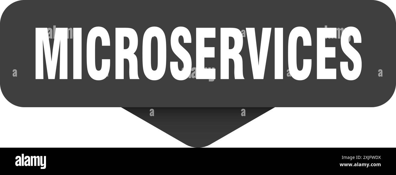 microservices sticker. microservices sign on transparent background ...