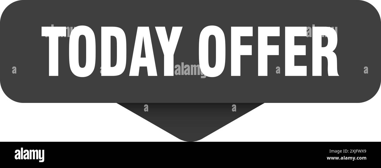 today offer sticker. today offer sign on transparent background ...