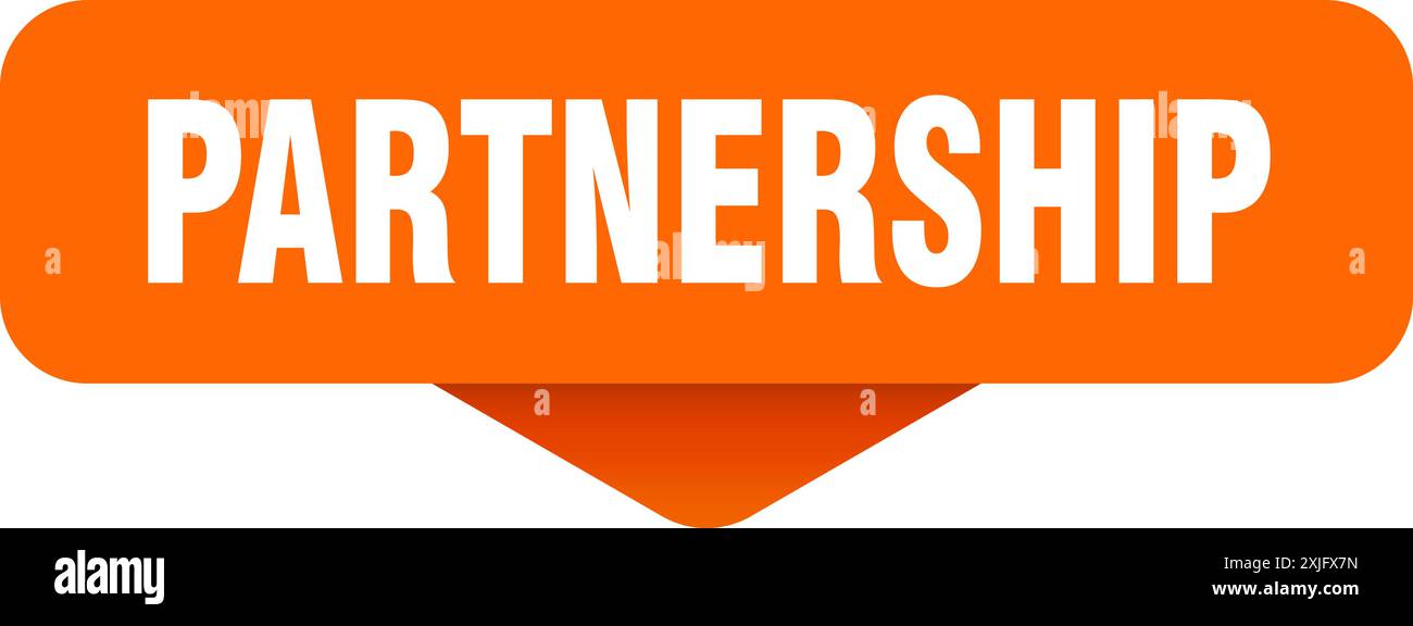 partnership sticker. partnership sign on transparent background ...