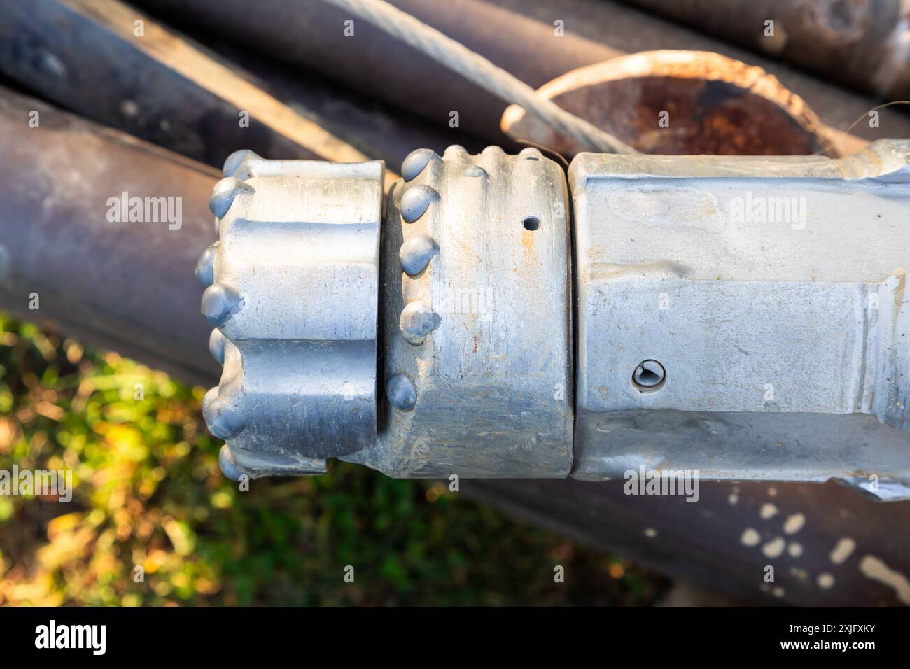 Water well drill pipe. Industrial machinery, engineering equipment ...