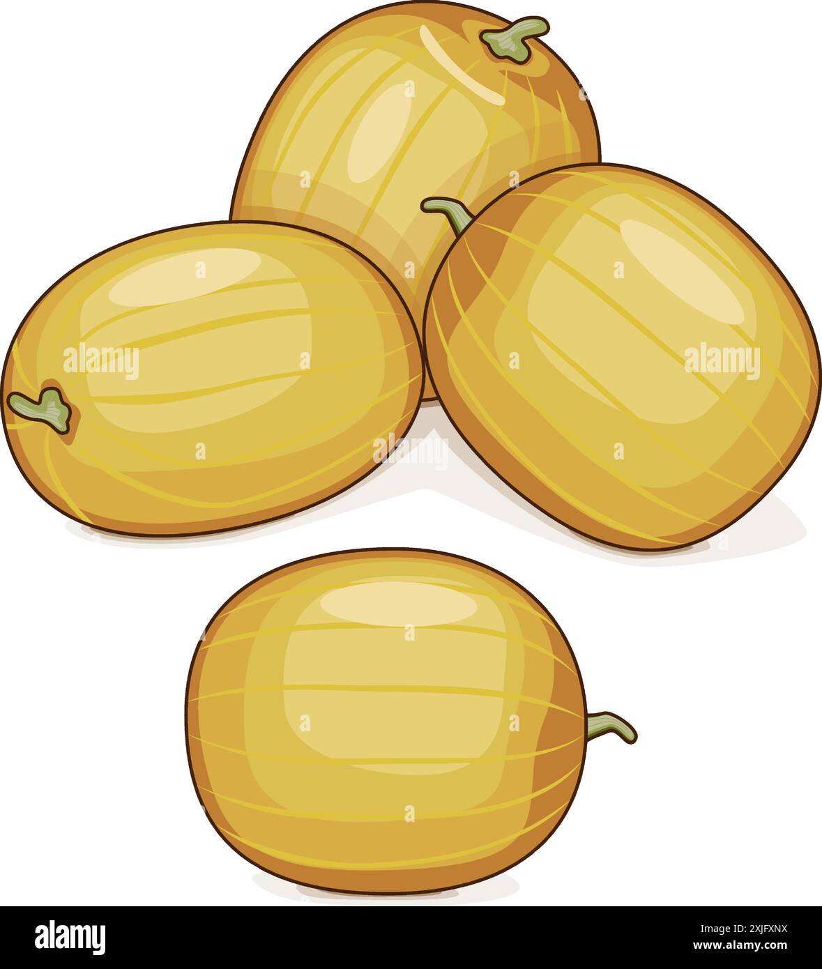 Group of Faerie watermelon. Citrullus lanatus. Fruits and vegetables ...