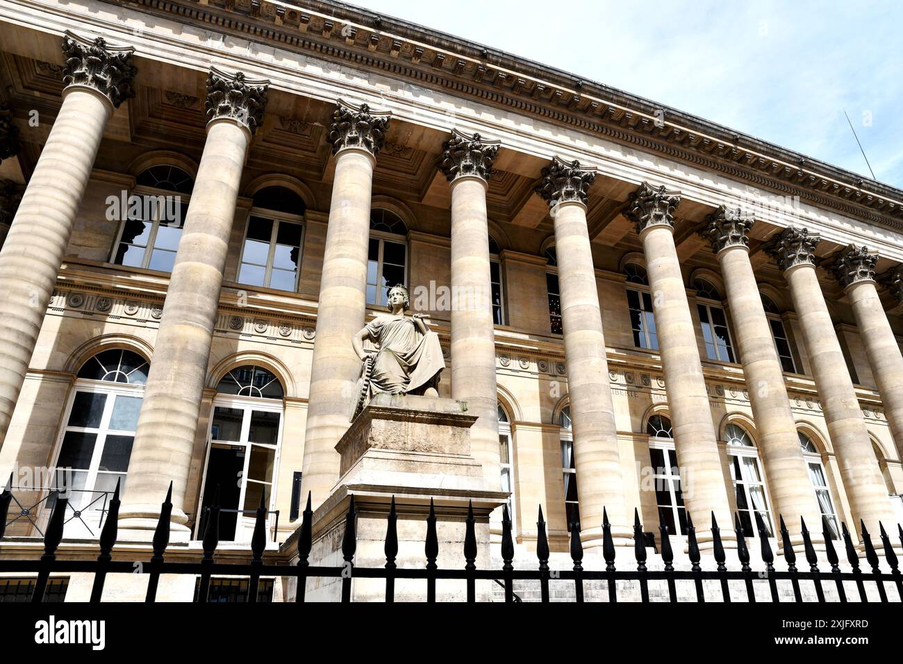 Palais Brogniard former stock market exchange - Paris - France Stock ...