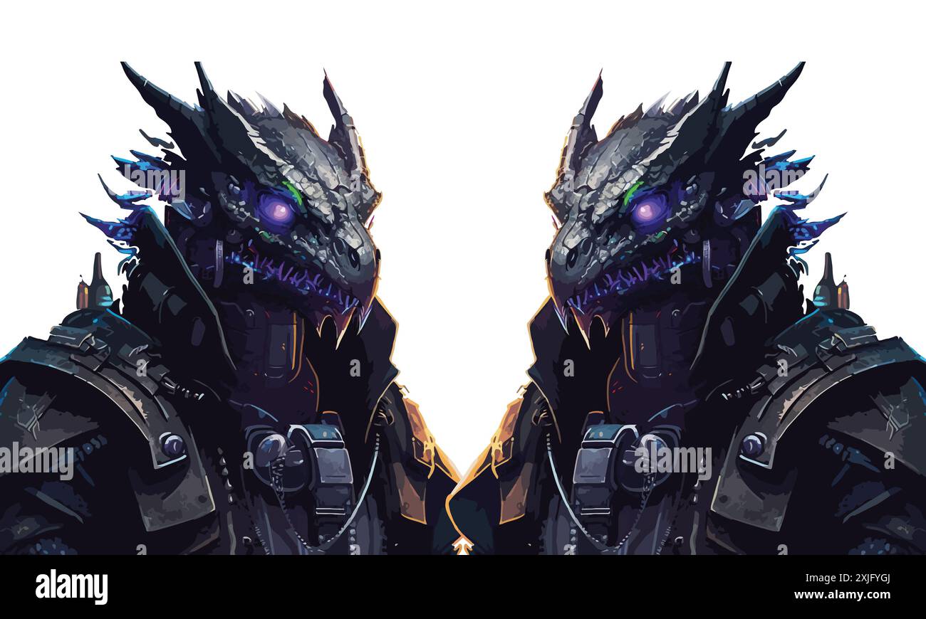 Cyberpunk culture Stock Vector Images - Alamy