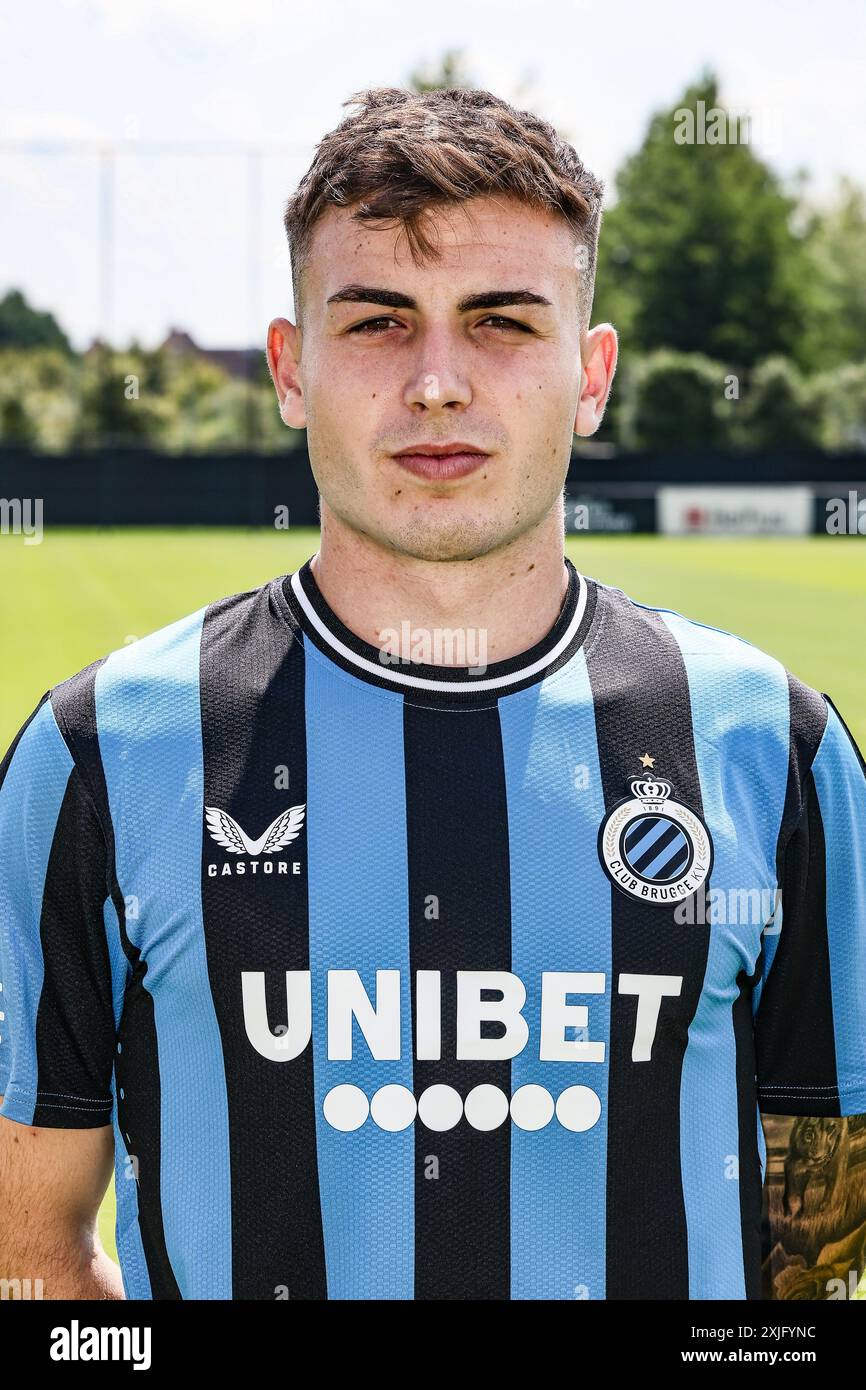 Club's Victor Barbera poses for a team picture at the 2024-2025 season ...