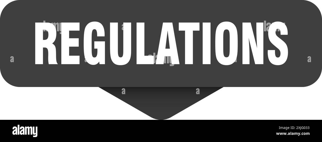 regulations sticker. regulations sign on transparent background ...