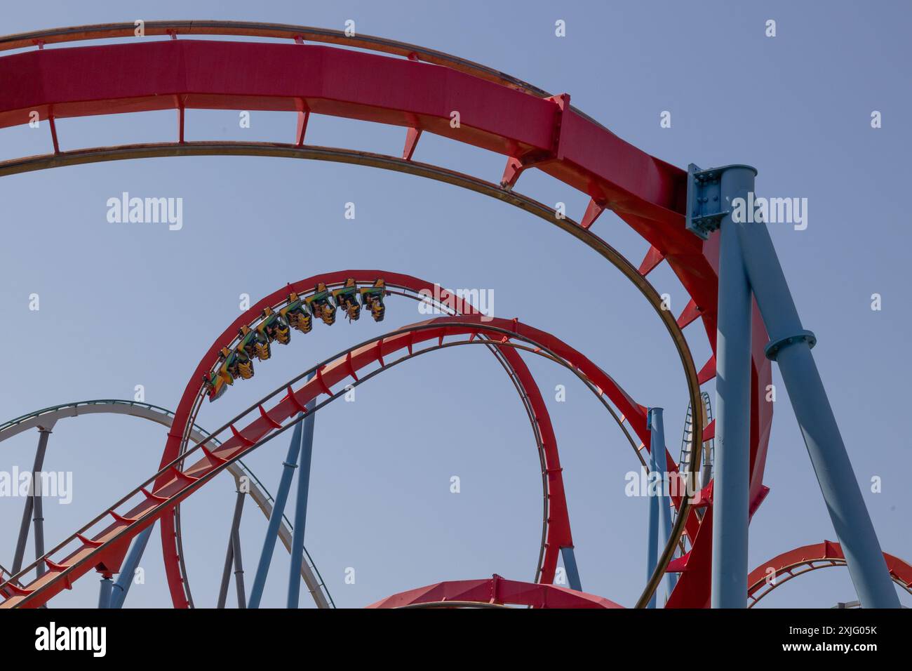 Portaventura, Spain. Amusement park, Portaventura Theme Park on the ...