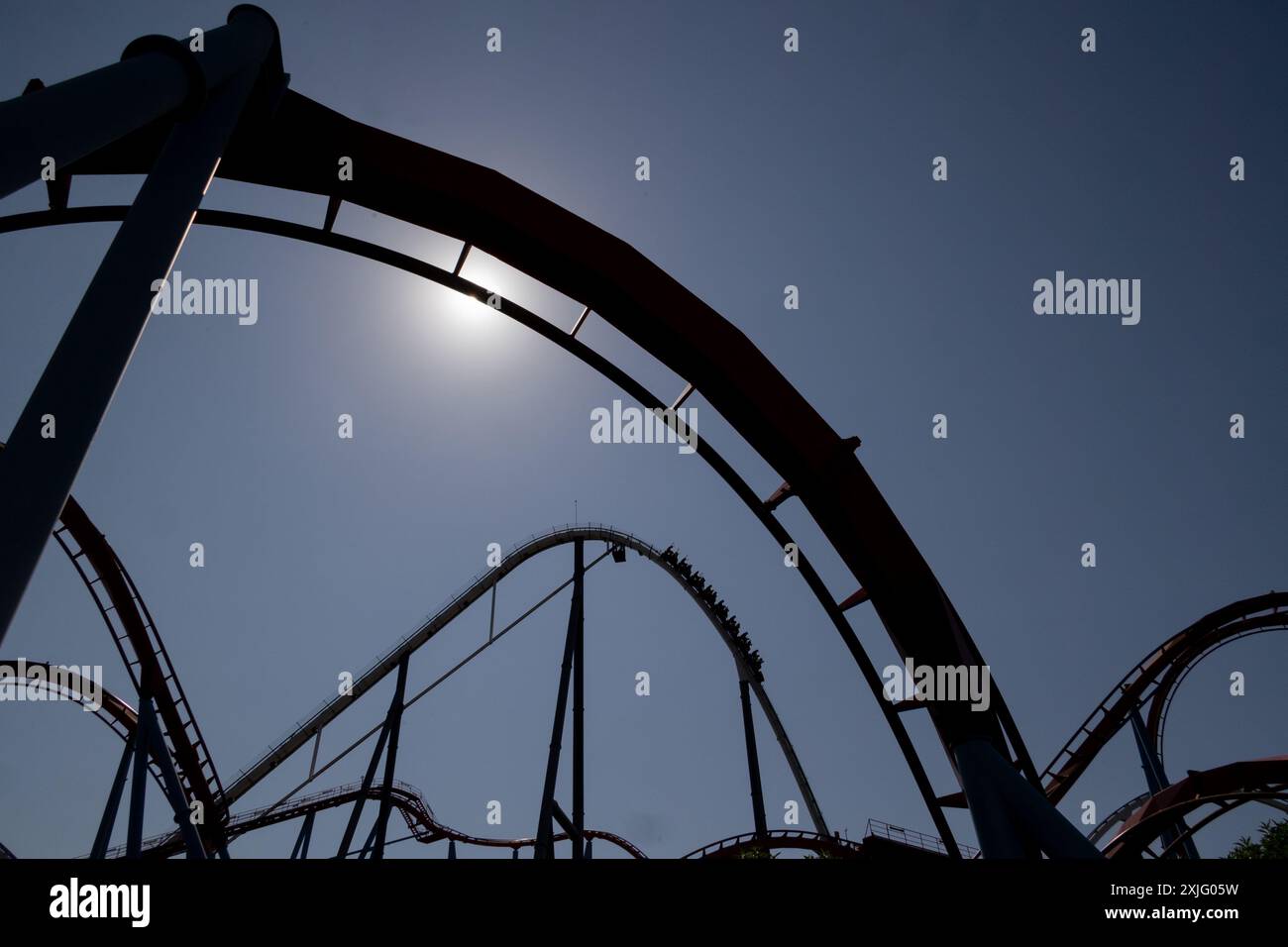 Portaventura, Spain. Amusement park, Portaventura Theme Park on the ...