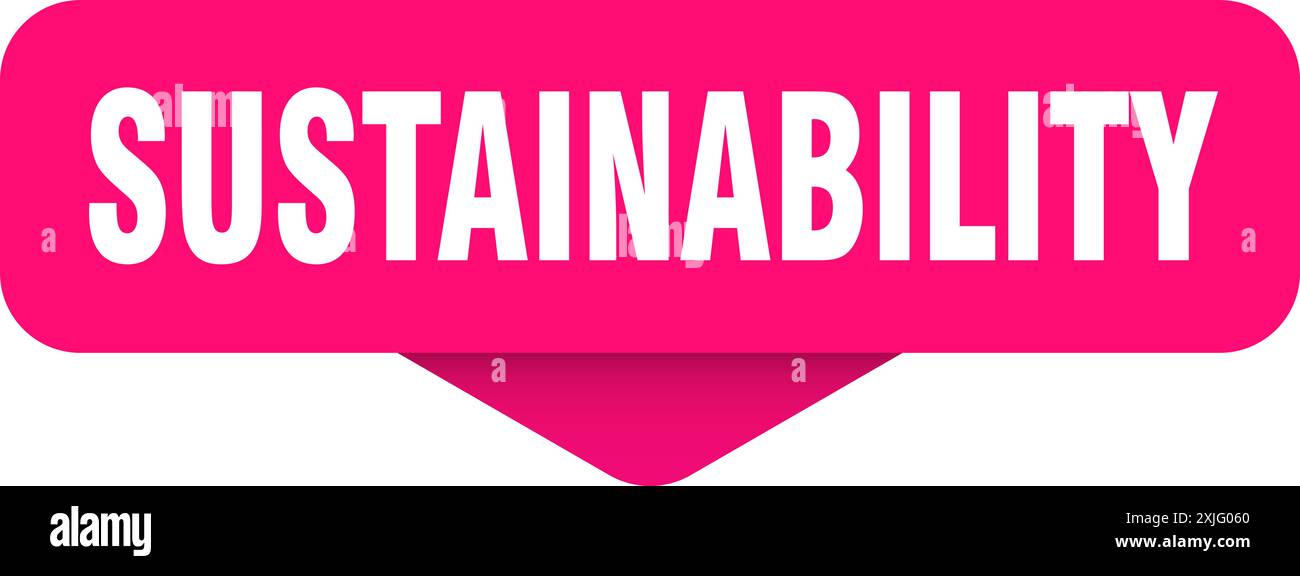 sustainability sticker. sustainability sign on transparent background ...