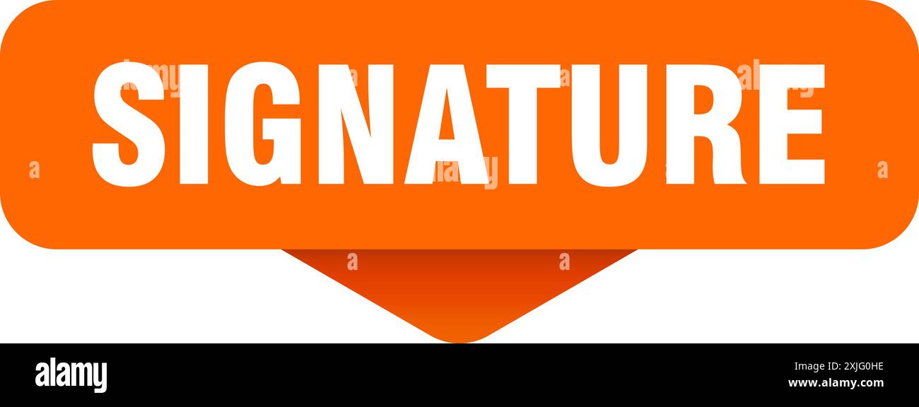 signature sticker. signature sign on transparent background ...