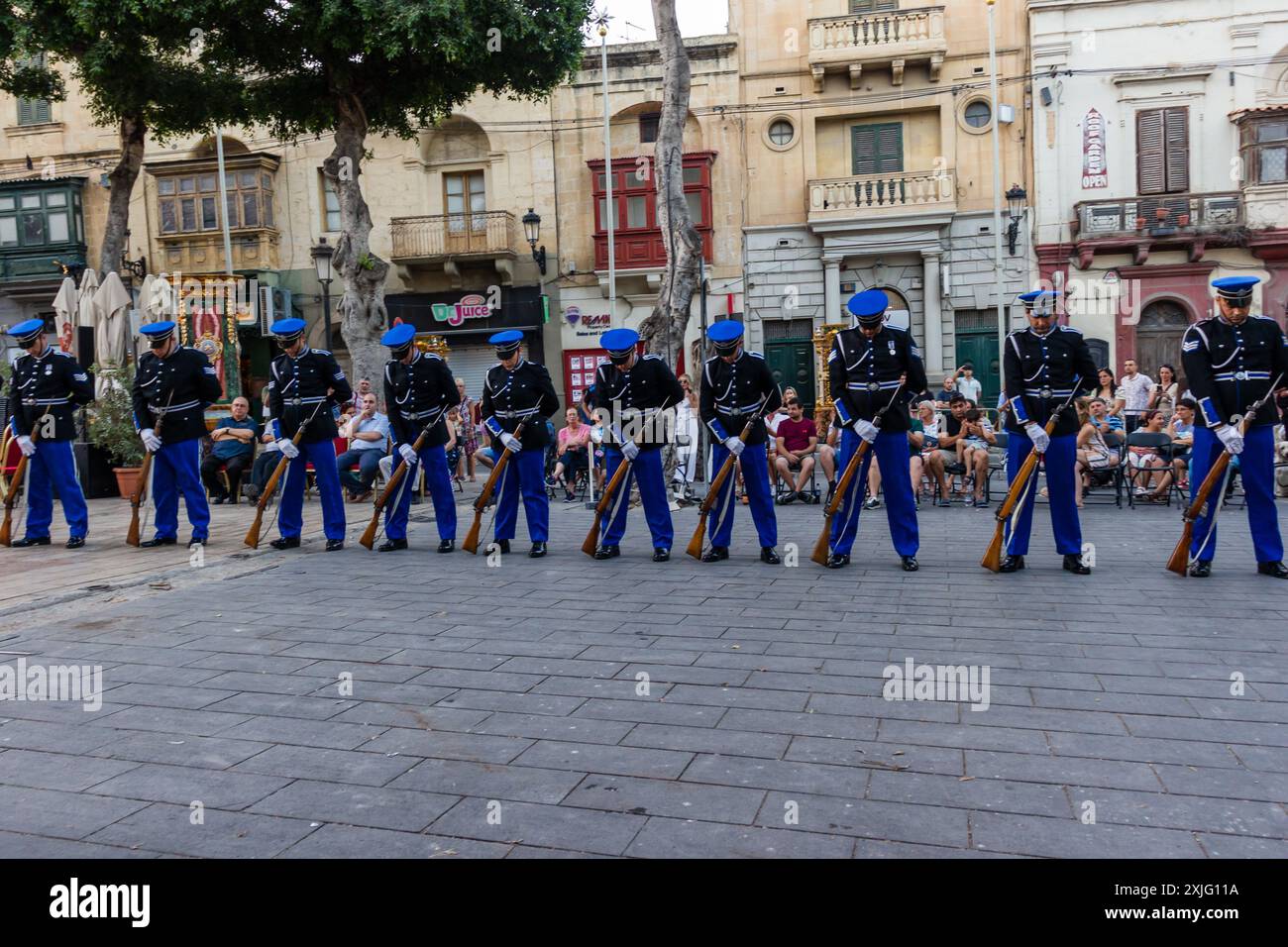 VICTORIA, GOZO - JULY 9th 2024 Malta Police show with silent precision drill team Stock Photo ...