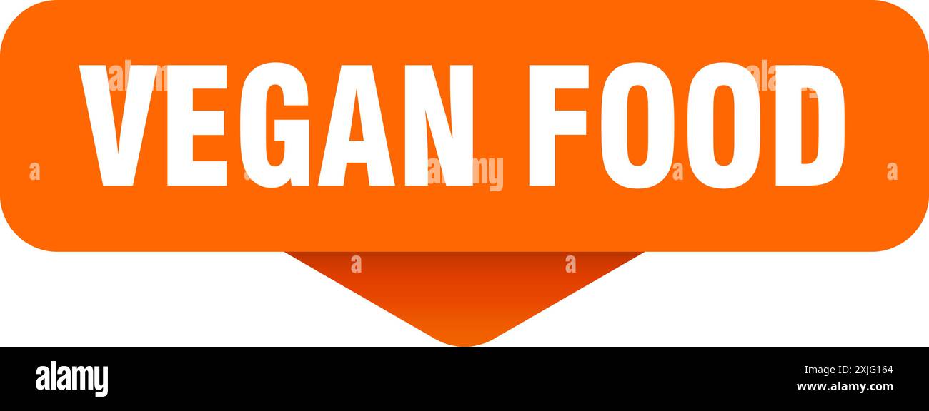 vegan food sticker. vegan food sign on transparent background ...