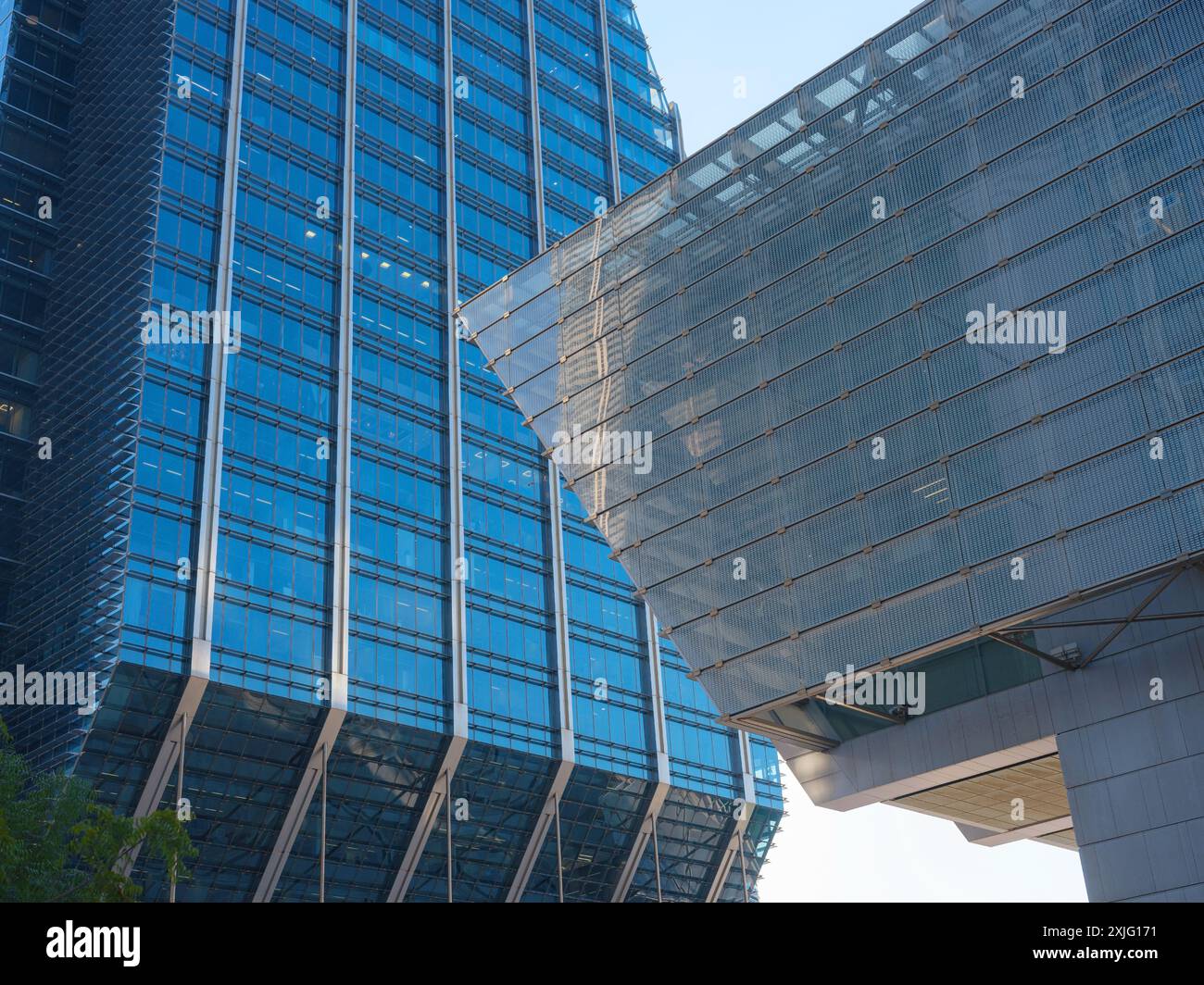 Abu Dhabi, UAE - January 11 2024: buildings and details, public areas ...