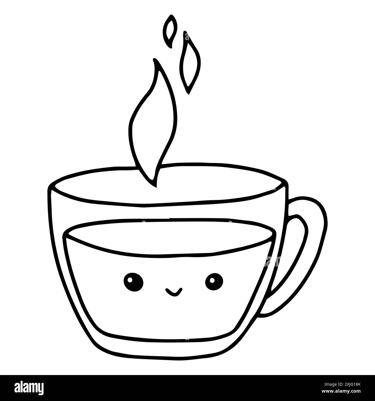 Outline contour. Doodle style. Hand drawn. Simple shapes. Design ...