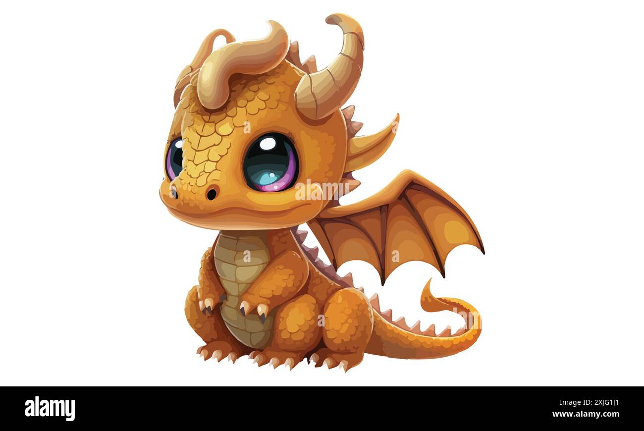 Dragon Full Body Cartoon Vector Illustration Stock Vector Image & Art ...