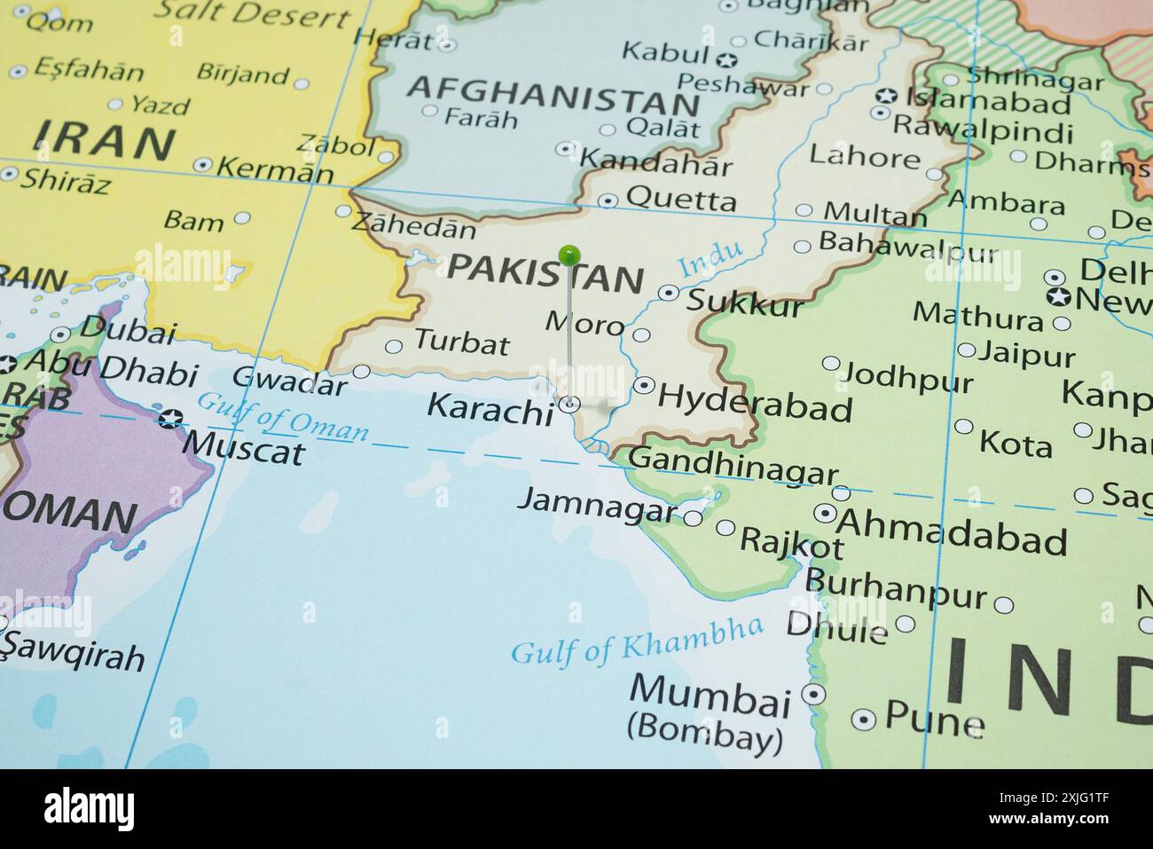 Karachi Pakistan Map