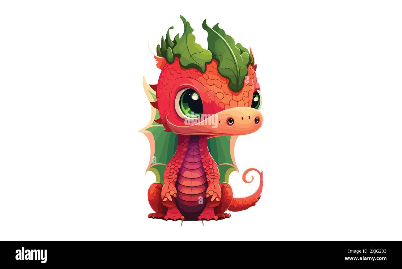Dragon Full Body Cartoon Vector Illustration Stock Vector Image & Art ...