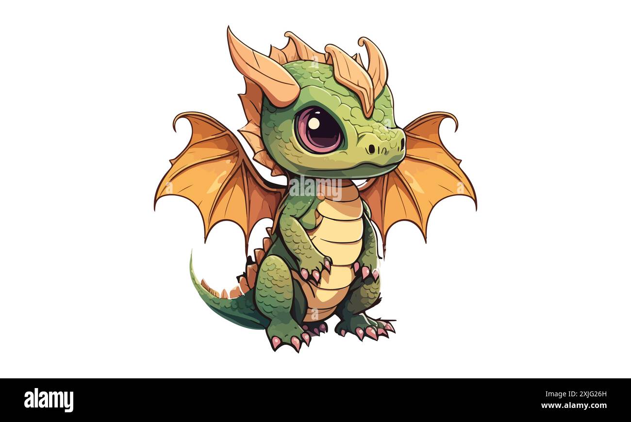 Dragon Full Body Cartoon Vector Illustration Stock Vector Image & Art ...