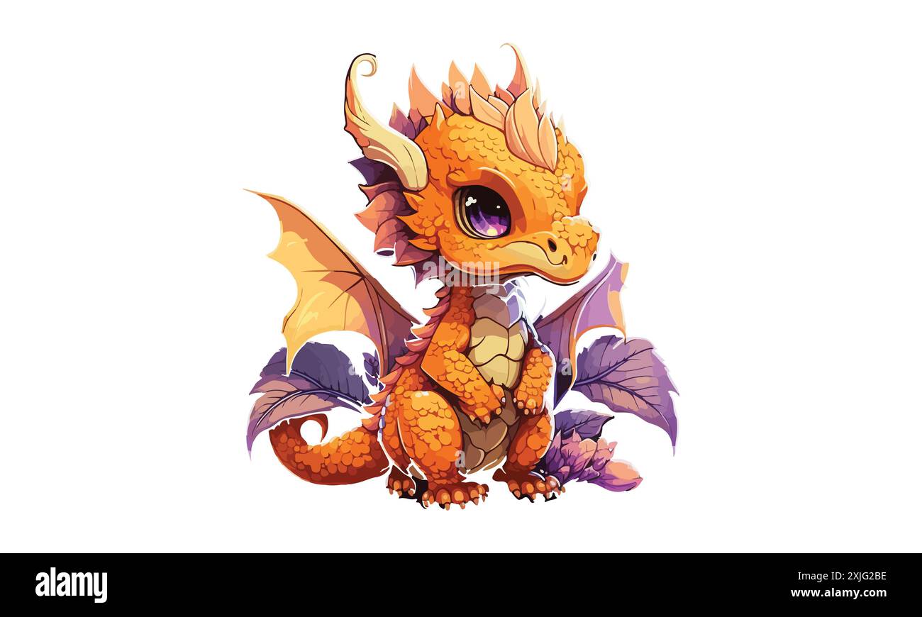 Dragon Full Body Cartoon Vector Illustration Stock Vector Image & Art ...