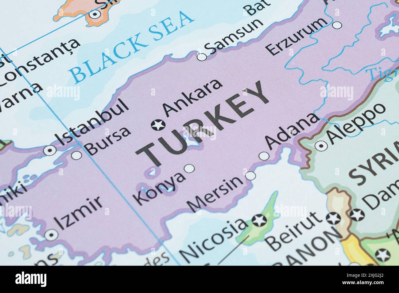 Ankara maps hi-res stock photography and images - Alamy