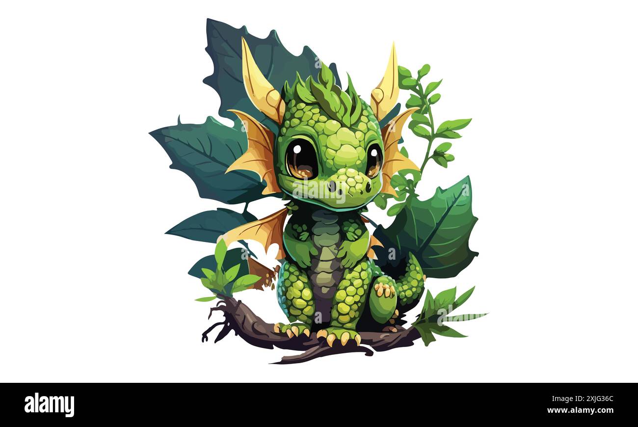 Dragon Full Body Cartoon Vector Illustration Stock Vector Image & Art ...