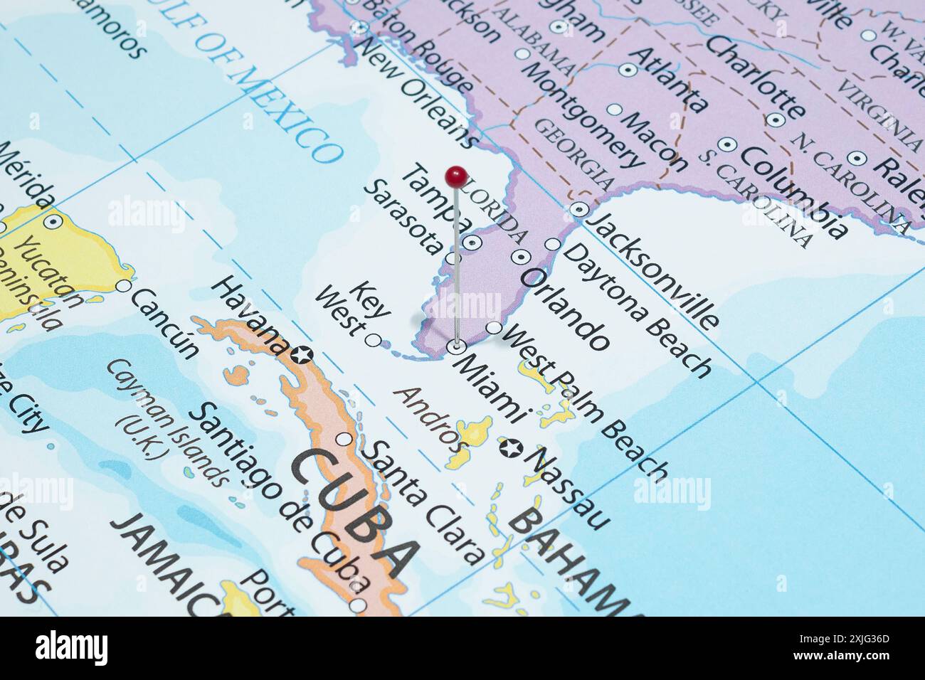 Florida political map capital hi-res stock photography and images - Alamy