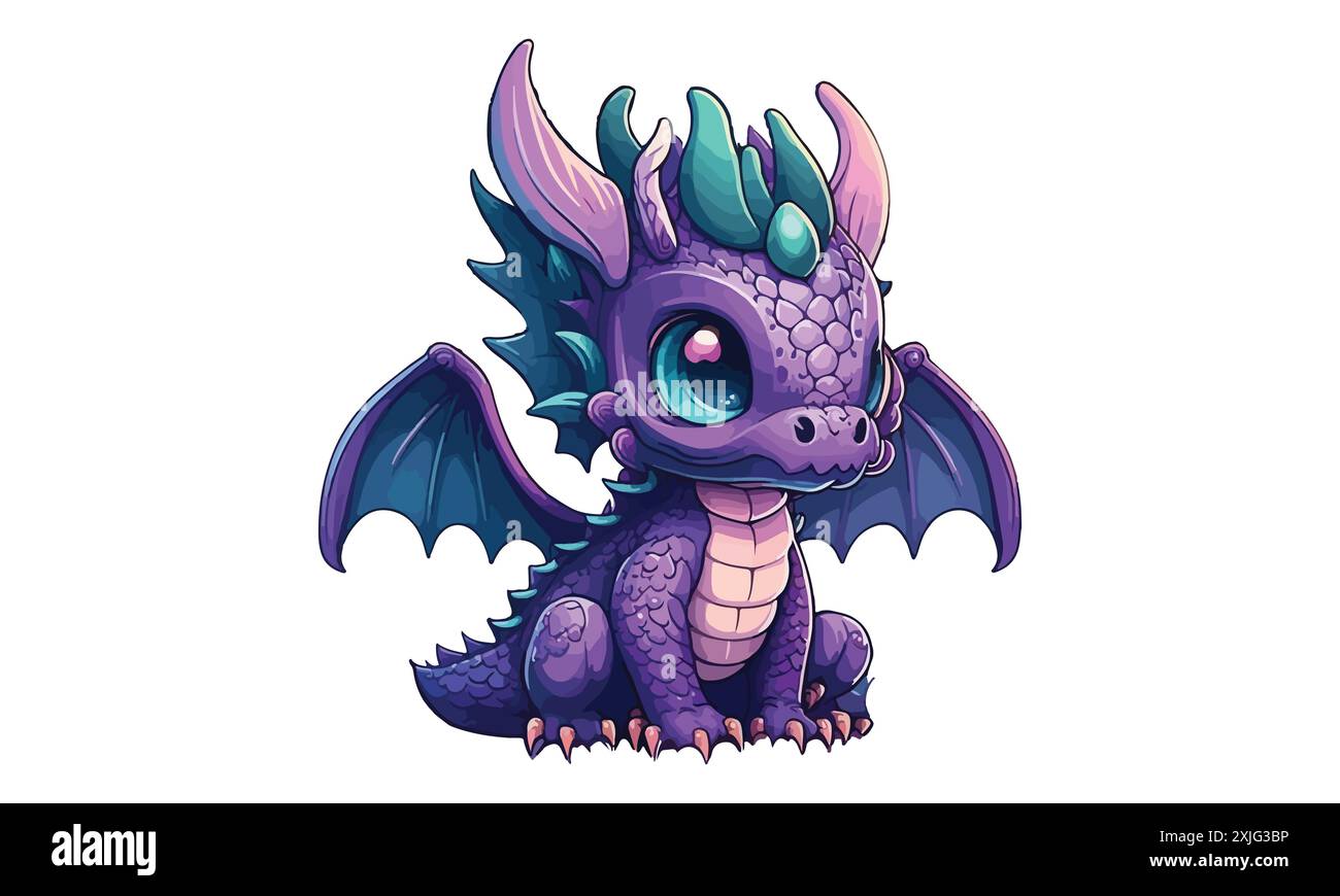 Dragon Full Body Cartoon Vector Illustration Stock Vector Image & Art ...