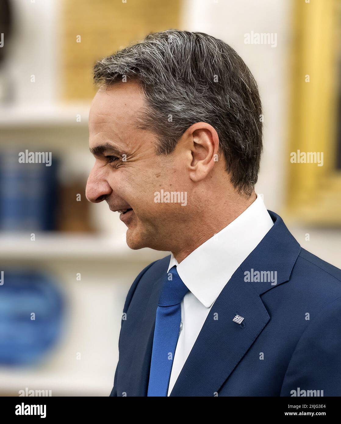 Greek prime minister kyriakos mitsotakis hi-res stock photography and ...